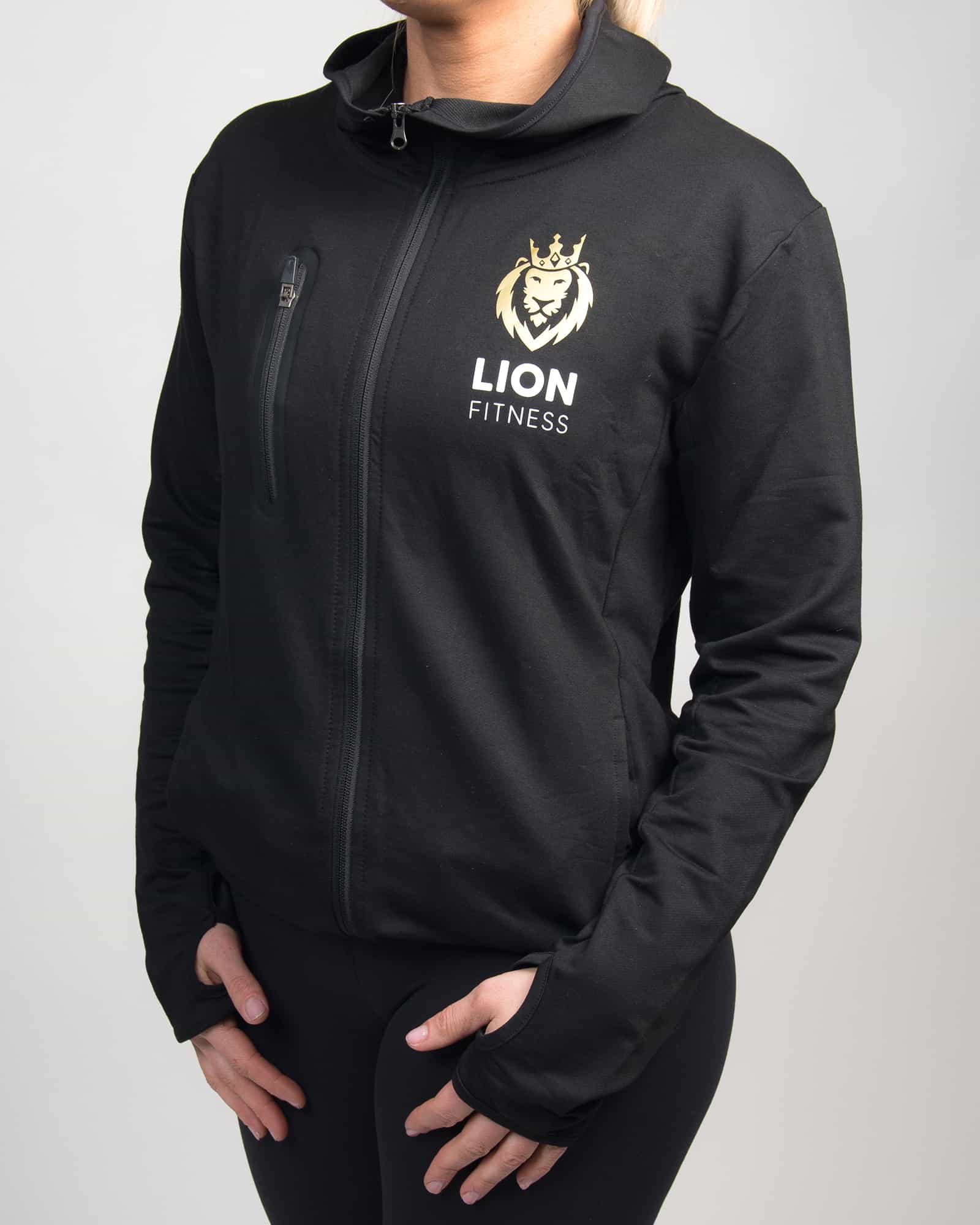 LION Zip Hoodie Sommar - Lionfitness